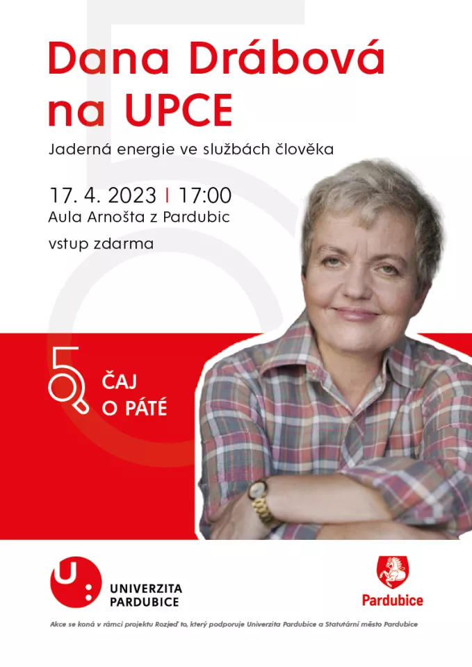 Dana Drábová na UPCE: Jaderná energie ve službách člověka | Univerzita Pardubice